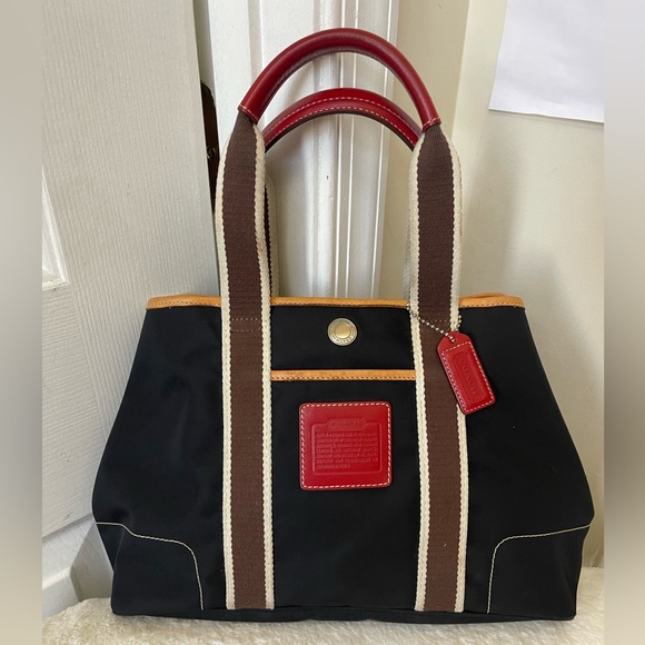 Coach | Bags | Coach Nylon Satchel Bag Euc | Poshmark